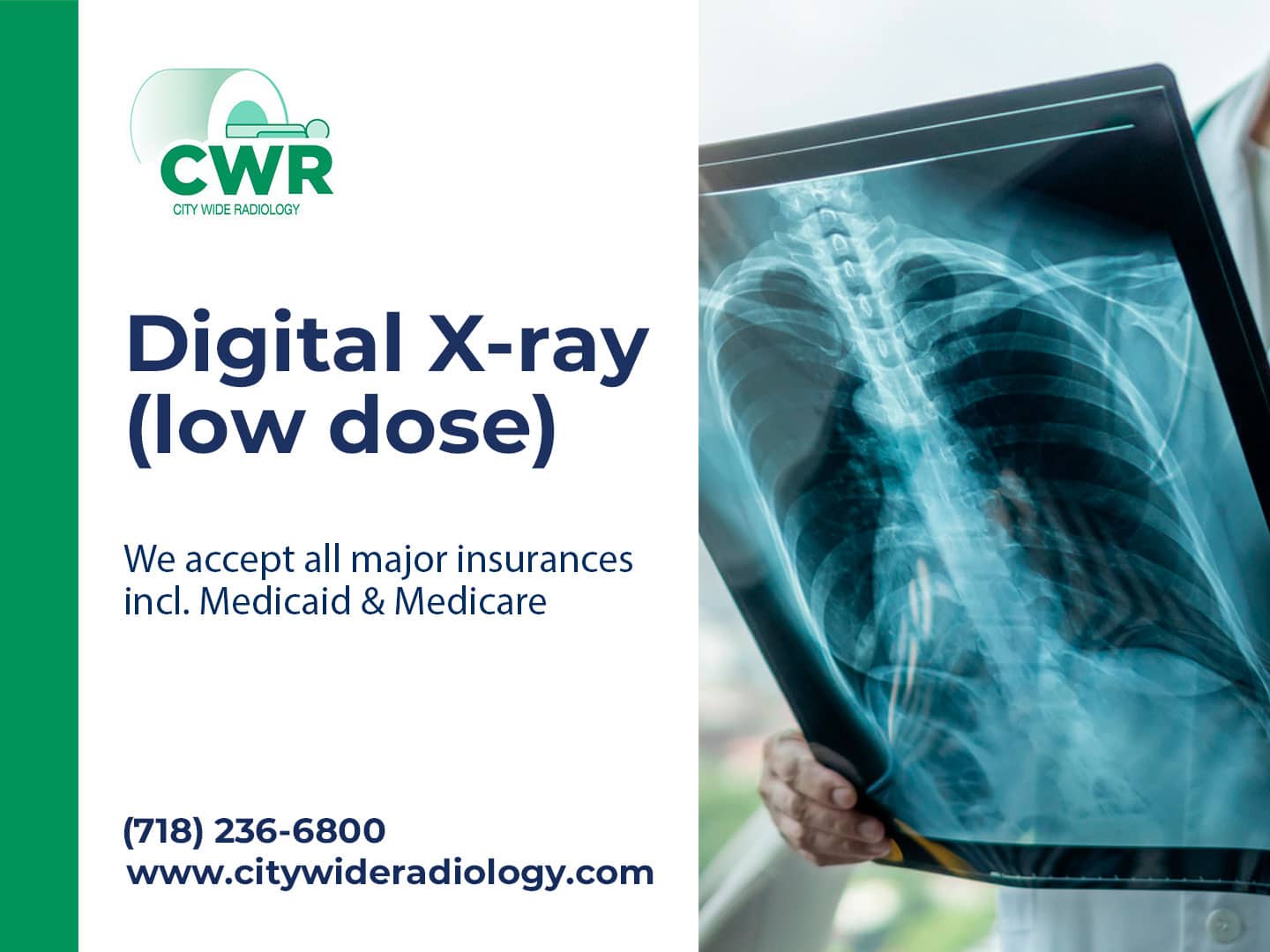 Digital X-Ray Services in Brooklyn, NY | City Wide Radiology